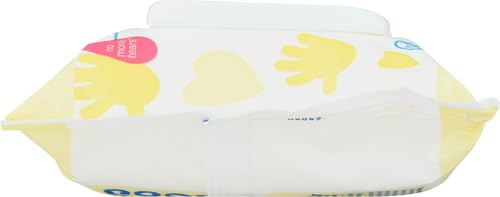 Johnson's Hand & Face Baby Sanitizing Cleansing Wipes for Travel and On-the-Go, No More Tears Formula, Paraben and Alcohol Free, 25 ct
