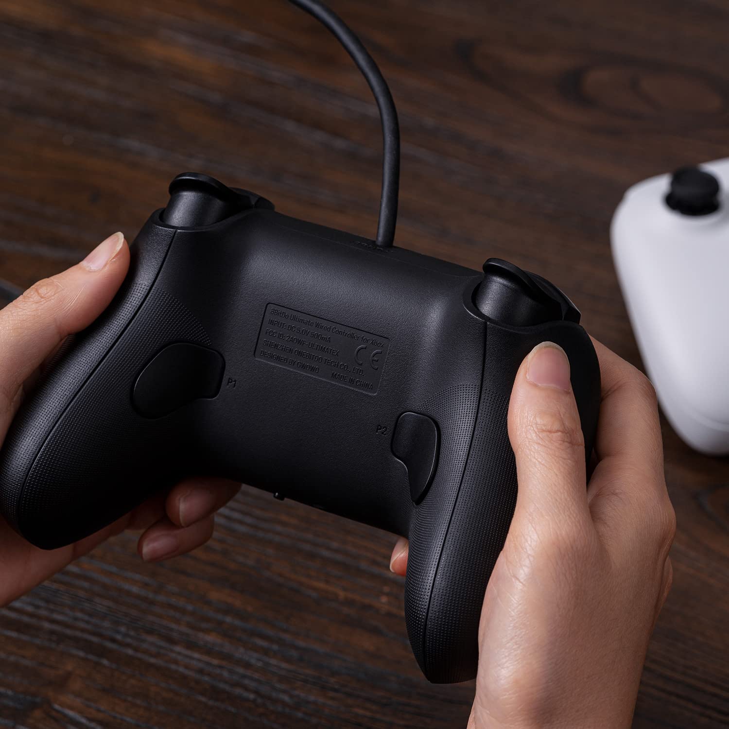 8Bitdo Ultimate Wired Controller for Xbox Series X, Xbox Series S, Xbox One, Windows 10 & Windows 11 - Officially Licensed (Black) (Renewed)