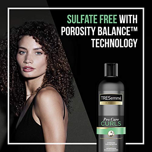 TRESemmé Shampoo Shampoo for Curly Hair Pro Care Curls Curly Hair Shampoo Leaves Curls Defined, Hydrated, and Frizz-Free, 20 Fl Oz (Pack of 4)