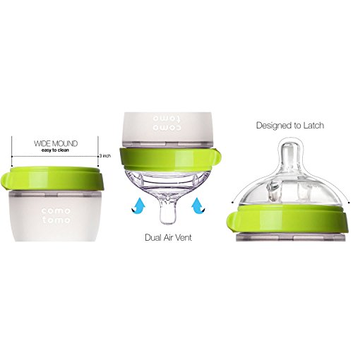 Comotomo Natural Feel Baby Bottle 3 Pack