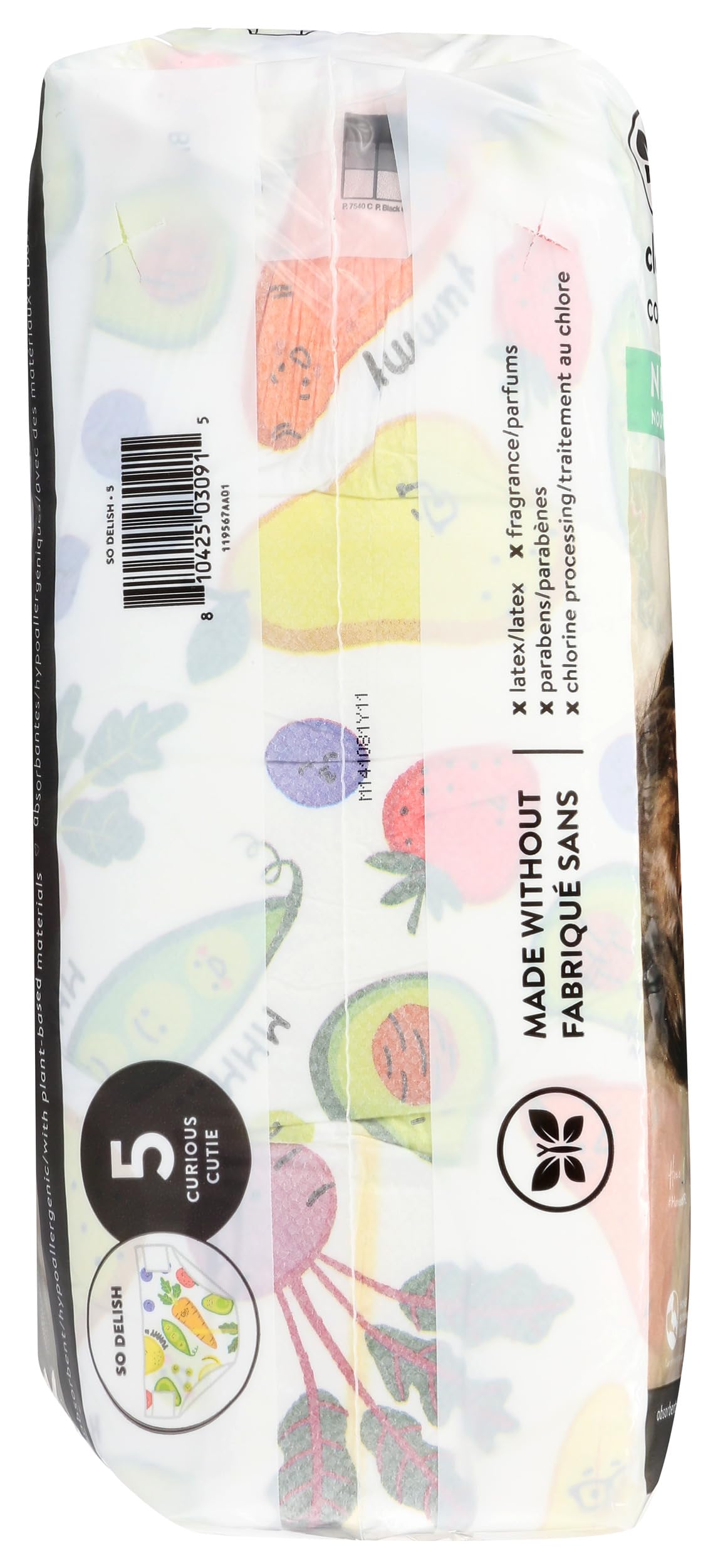 The Honest Company - Eco-Friendly and Premium Disposable Diapers - Pandas, Size 5 (27+ lbs), 20 Count