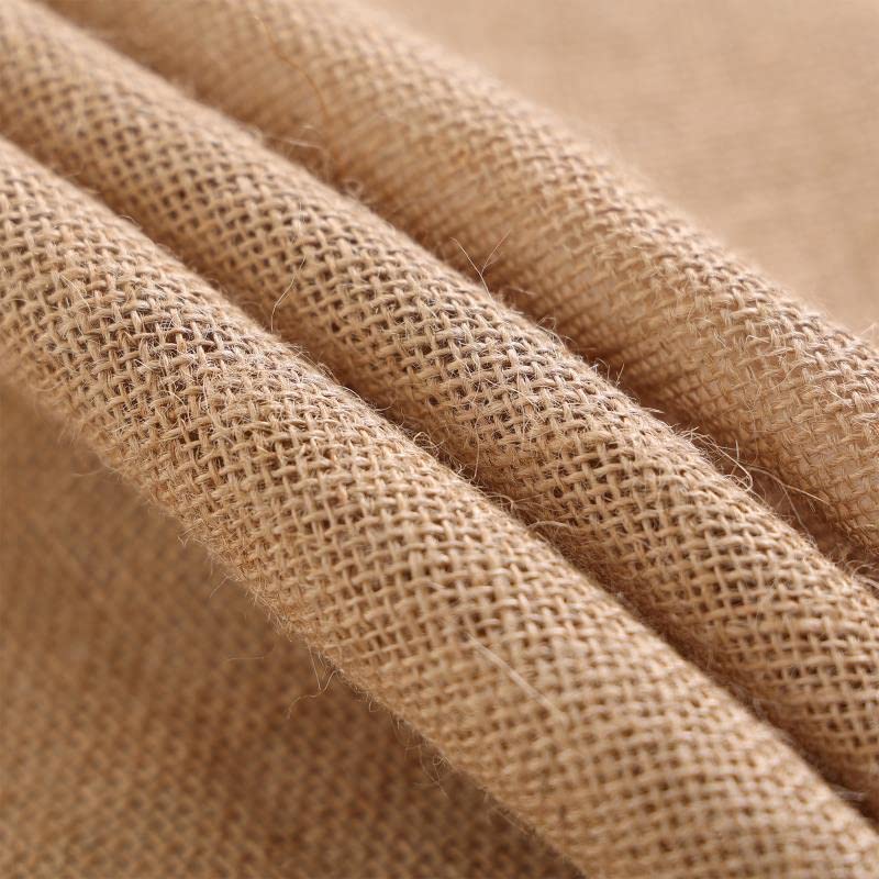 ArtOFabric Natural Burlap Tablecloth 60 Inches X 108 Inches