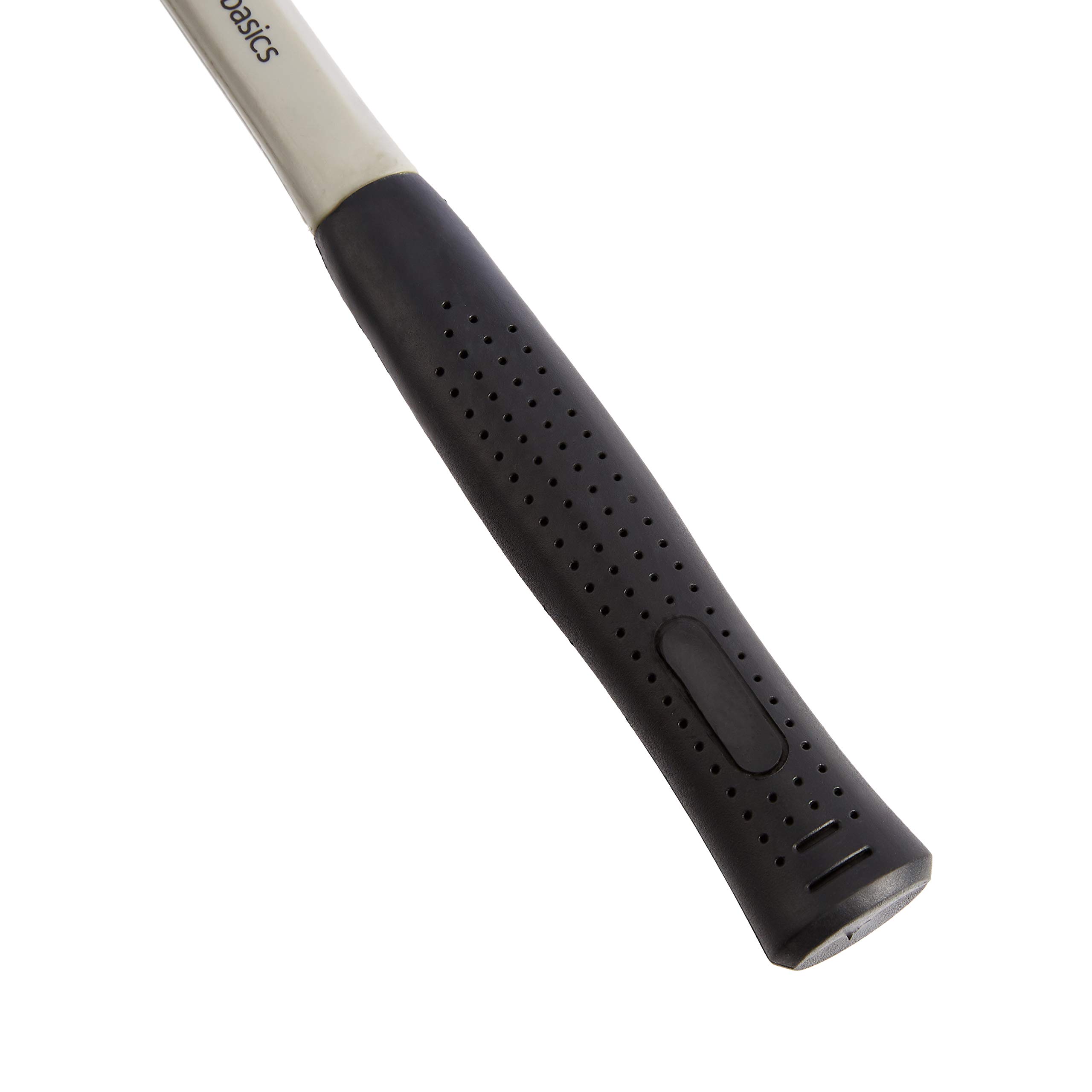 Amazon Basics Rubber Mallet - Shock-Absorbing Fiberglass Handle, 450g (1lb), Black