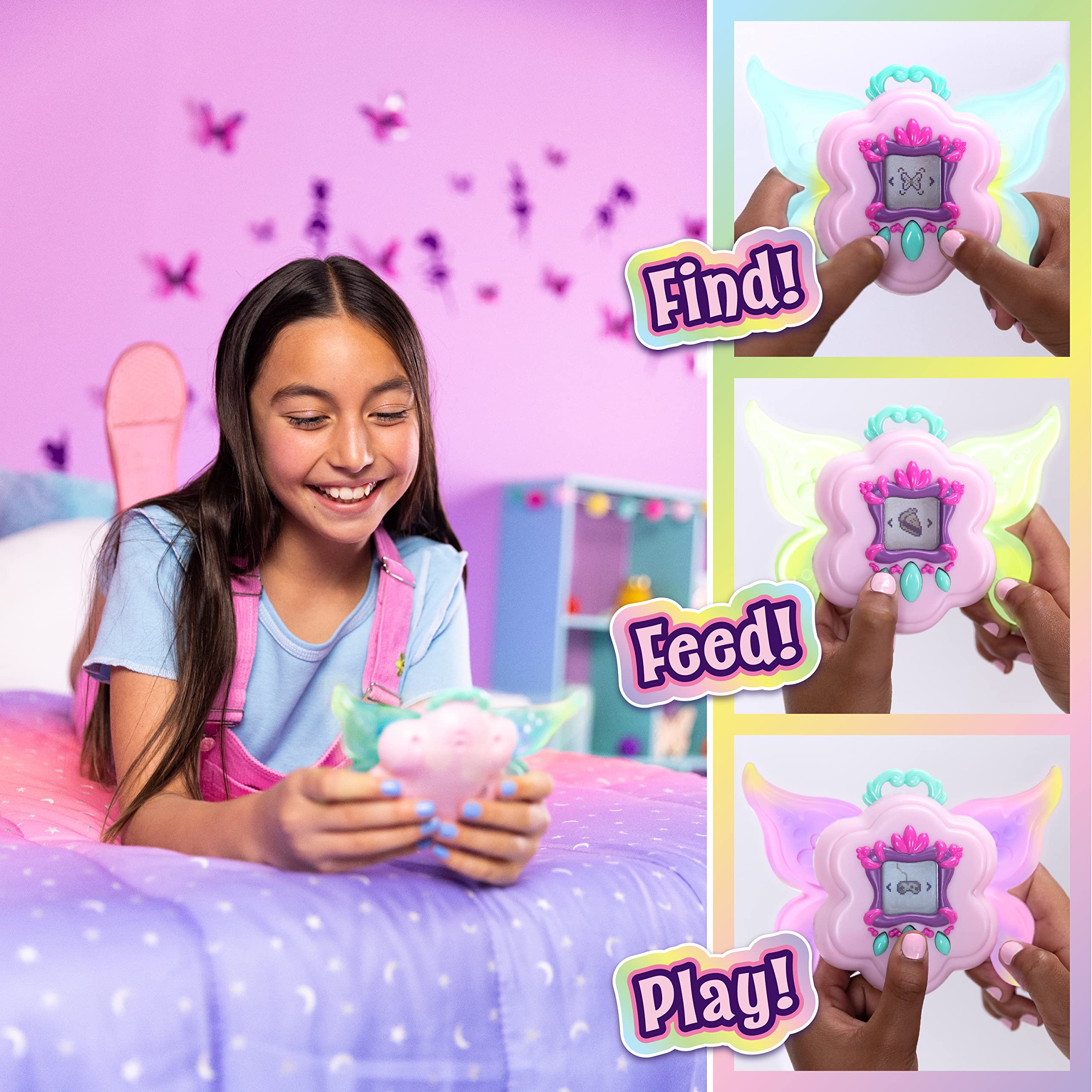 Got2Glow Fairies Got2Glow Baby Fairy Finder β Magic Fairy Jar Includes 20+ Virtual Baby Fairies β Find Fairies On-The-Go