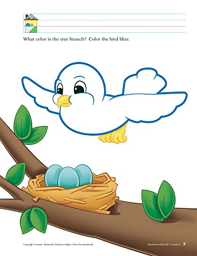 Readiness Skills K4 - Abeka 4 Year Old Kindergarten Development Skills Activity Student Work Book