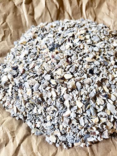 ESVK Natural Flaked Oyster Shell - 4 Pound (Pack of 1) | Calcium Supplement for Chickens, Ducks, and Other Birds| Made in USA (4 lb)