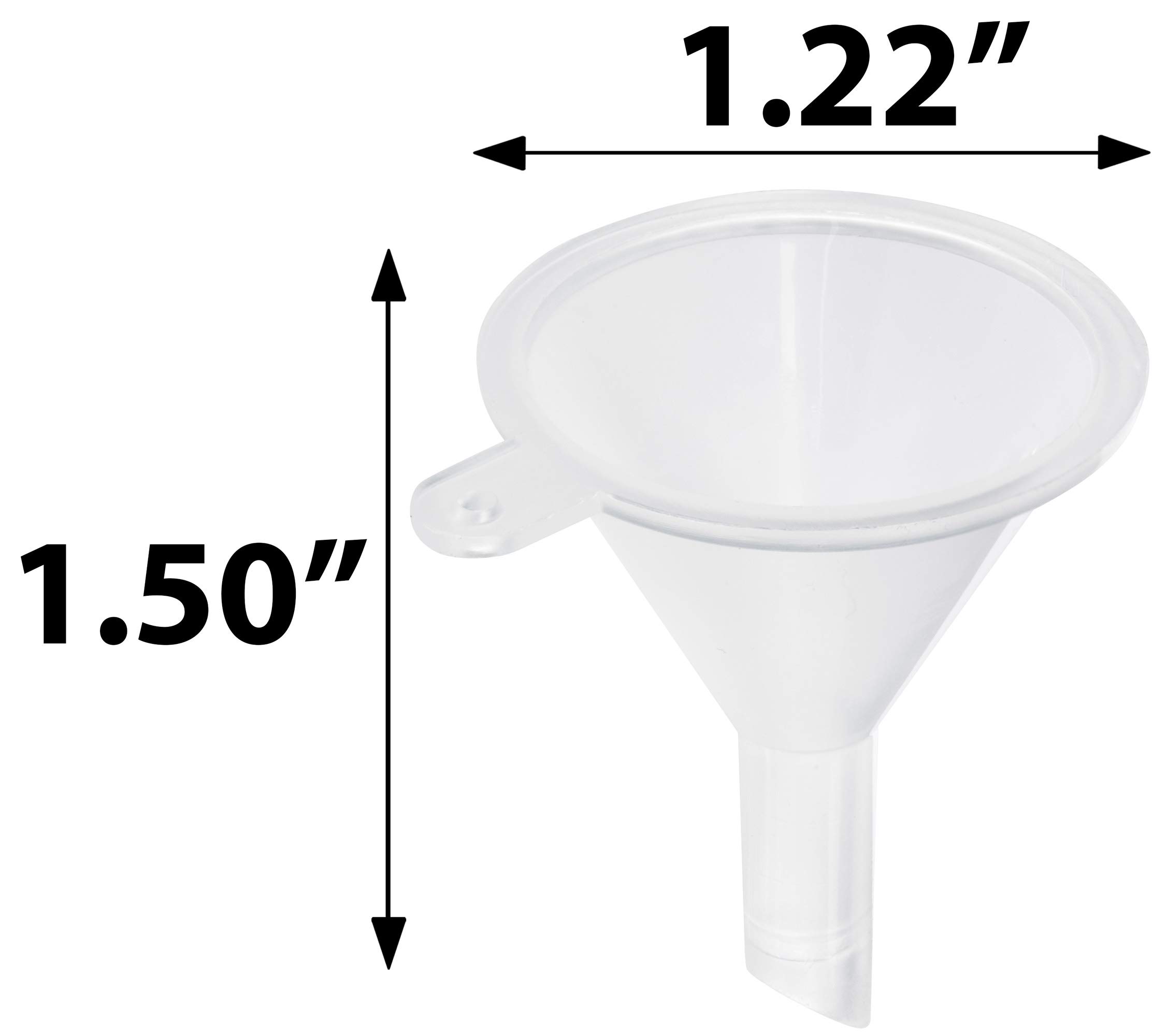 JUVITUS 1 oz / 30 ml Cobalt Blue Glass Boston Round Bottle with Graduated Measurement Glass Dropper (4 pack) + Funnel