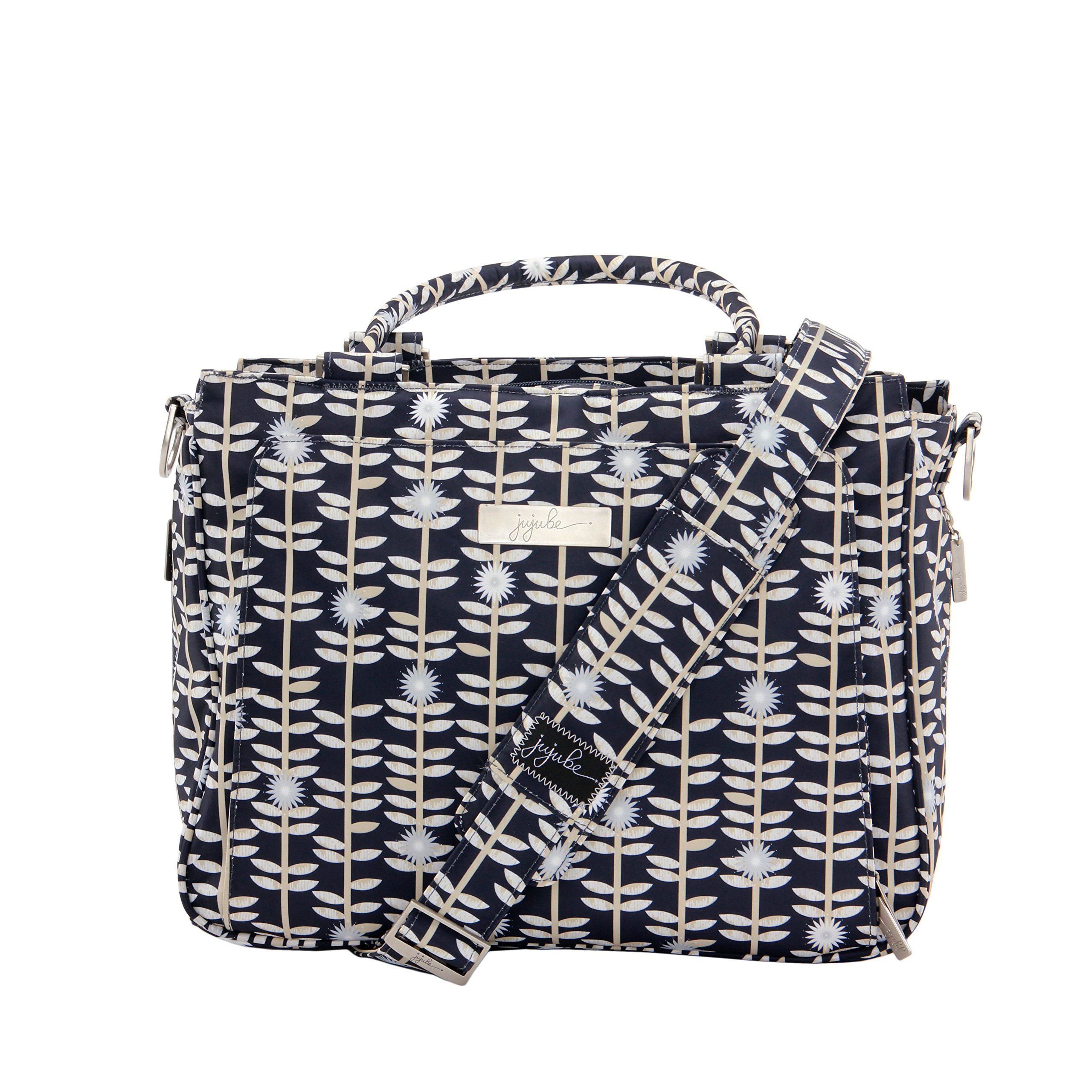 JuJuBe Be Classy Structured Multi-Functional Diaper Bag/Purse, Classic Collection - Dandy Lines