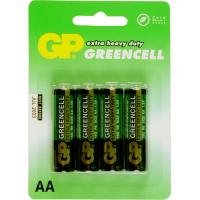 GP Extra Heavy Duty GreenCell Battery AA 4pk