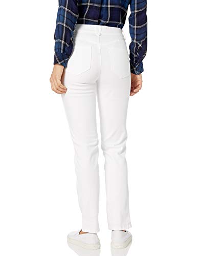 Democracy womens Plus-size "Ab"solution Straight Leg Jeans, Optic White, 20 Plus