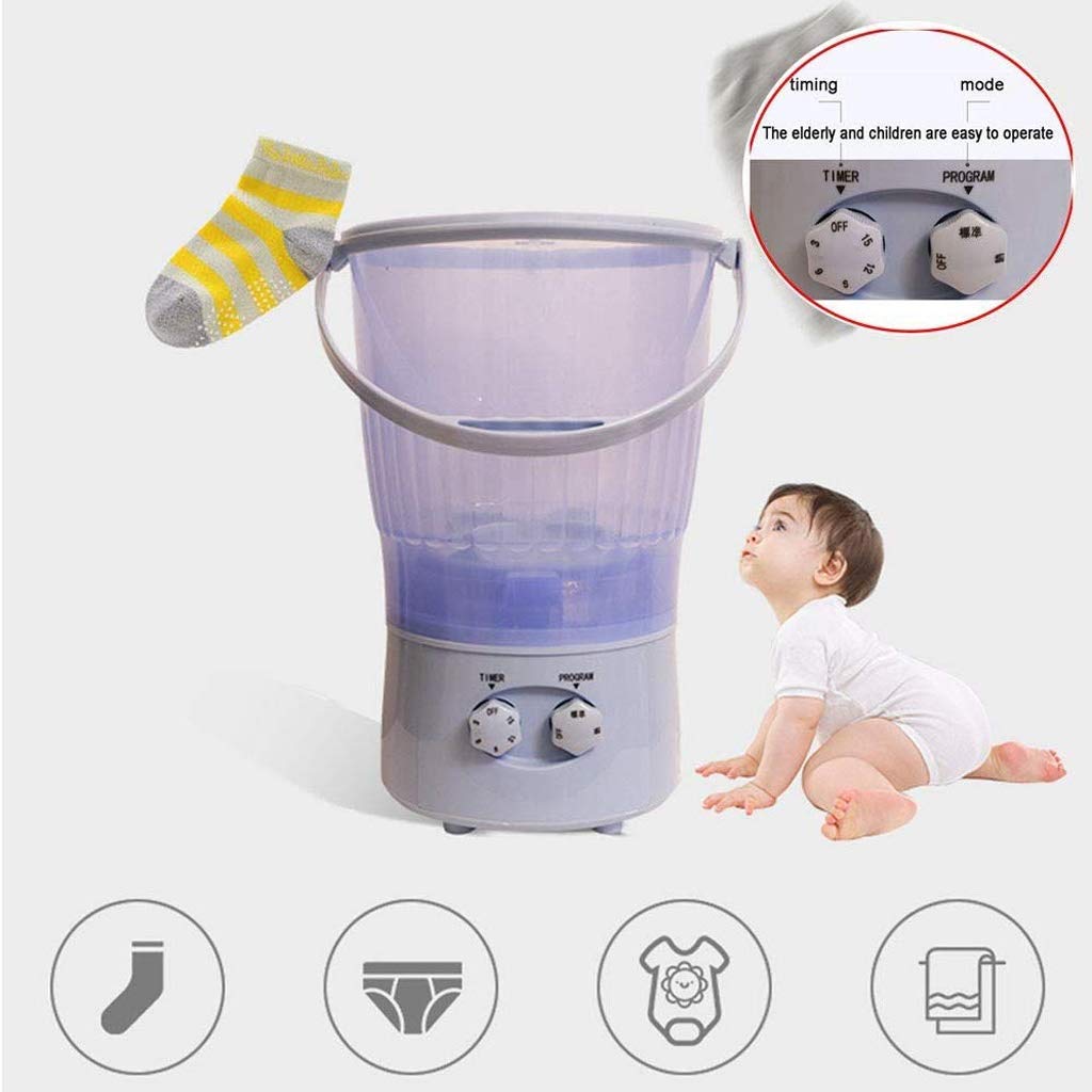 As Seen On TV Wonder Washer - a Portable Mini Clothes Washing Machine That goes Anywhere - Ideal for Cleaning Clothes On The Go - 10 Liter Capacity