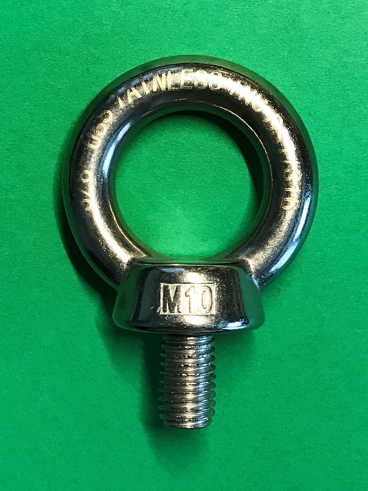 US STAINLESS Stainless Steel 316 Lifting Eye Bolt 10mm M10 Marine Grade Heavy Duty
