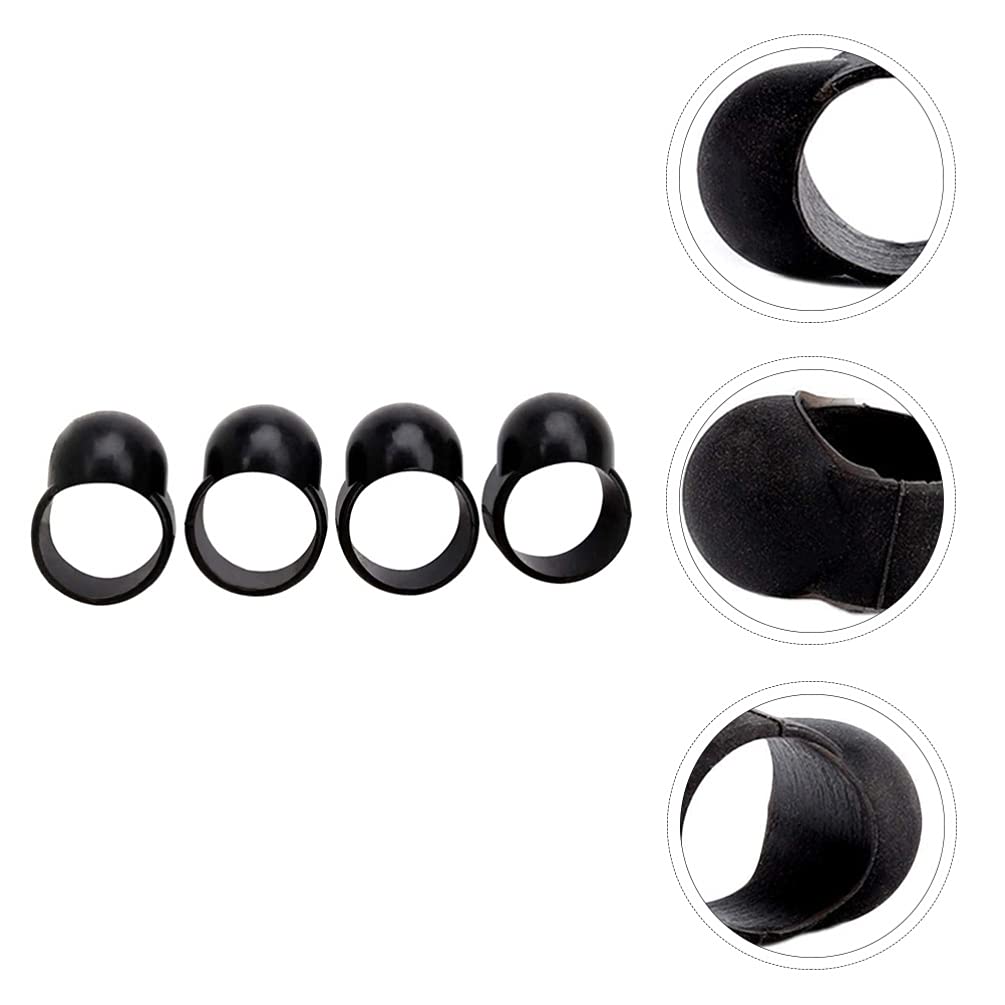 8pcs Tongue Drum Finger Picks Knocking Finger Sleeves Silicone Rubber Finger Cover for Handpan Percussion Instrument Accessories