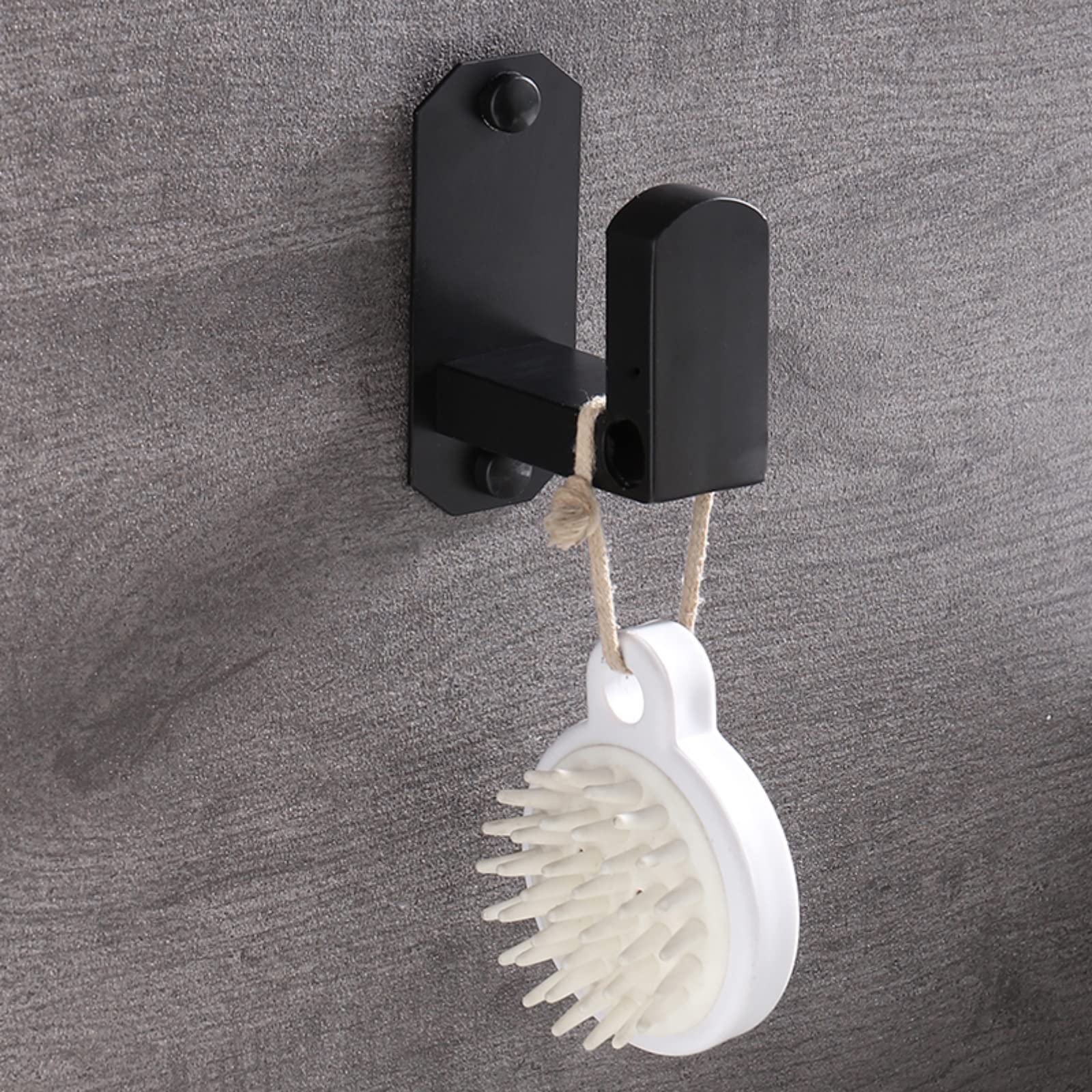 8Piece Matte Black Bathroom Hardware Set, 24inch Bathroom Towel bar+Towel Ring+Toilet Paper Holder+ Robe Towel Hook,Bathroom Accessory Set Matte Black Wall Mounted