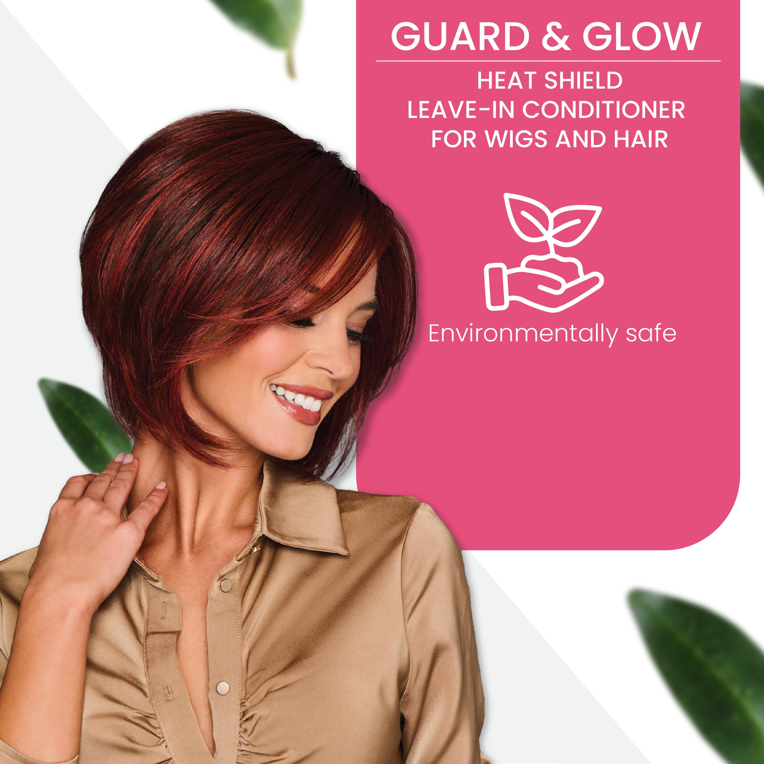 HairUWear"Restore" Leave in Conditioner & Heat Styler Protector for Wigs & Hair Extensions 8 oz.