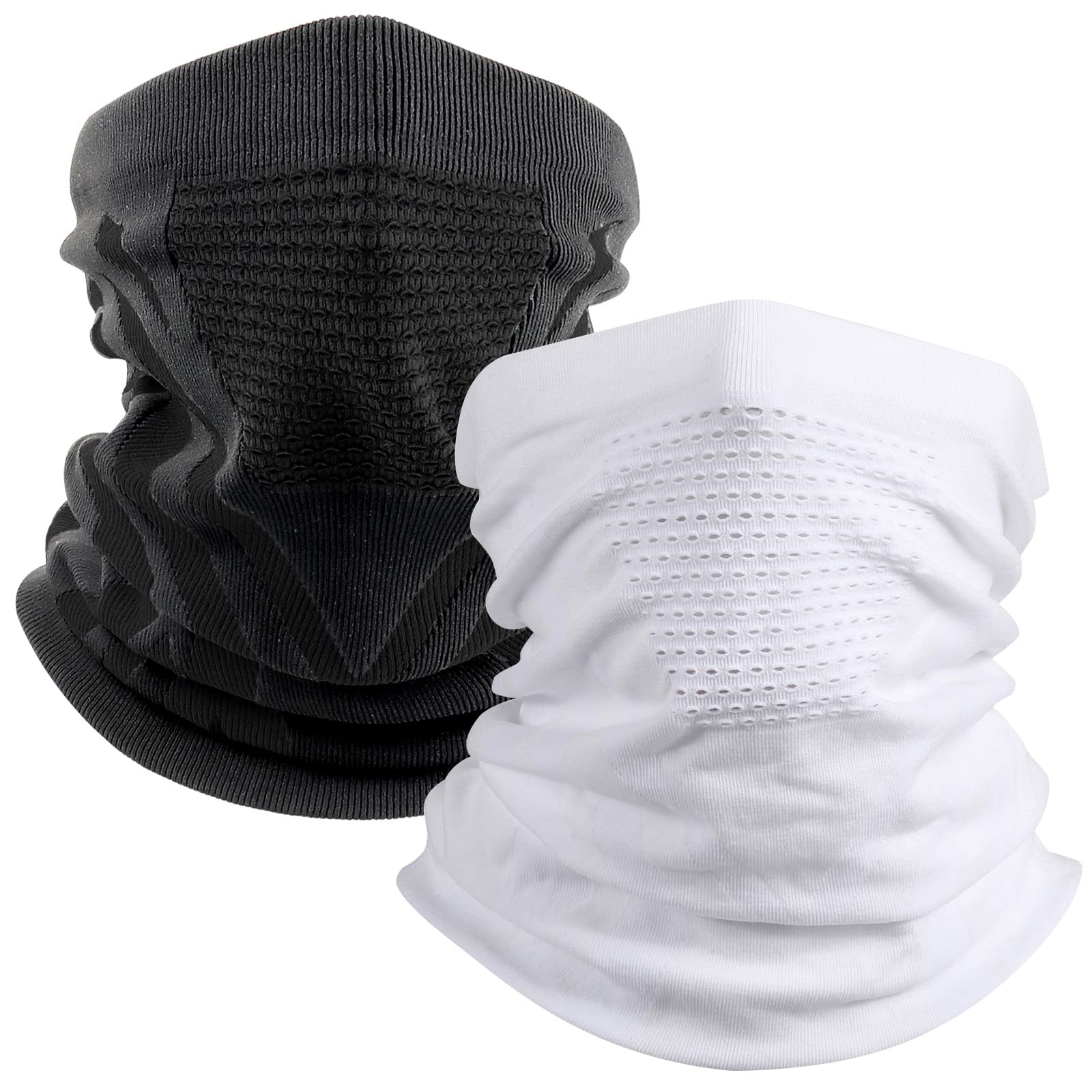 Acokac Winter Neck Gaiter, 2Pack Breathable Neck Warmer, Windproof Neck Mask,Face Cover Gators for Ski Motorcycle Cycling