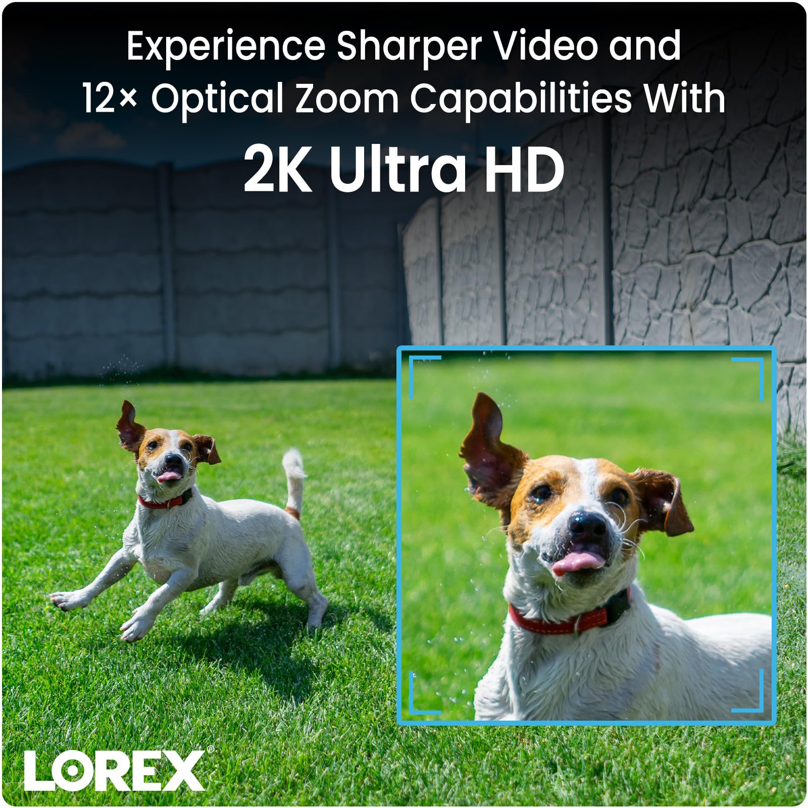 Lorex Fusion 2K HD IP Metal Security Camera β Indoor & Outdoor Surveillance HDR PoE System with Pan Tilt Zoom (PTZ), Color Night Vision, Weatherproof IP66 β 12x Optical Zoom & 16x Digital Zoom