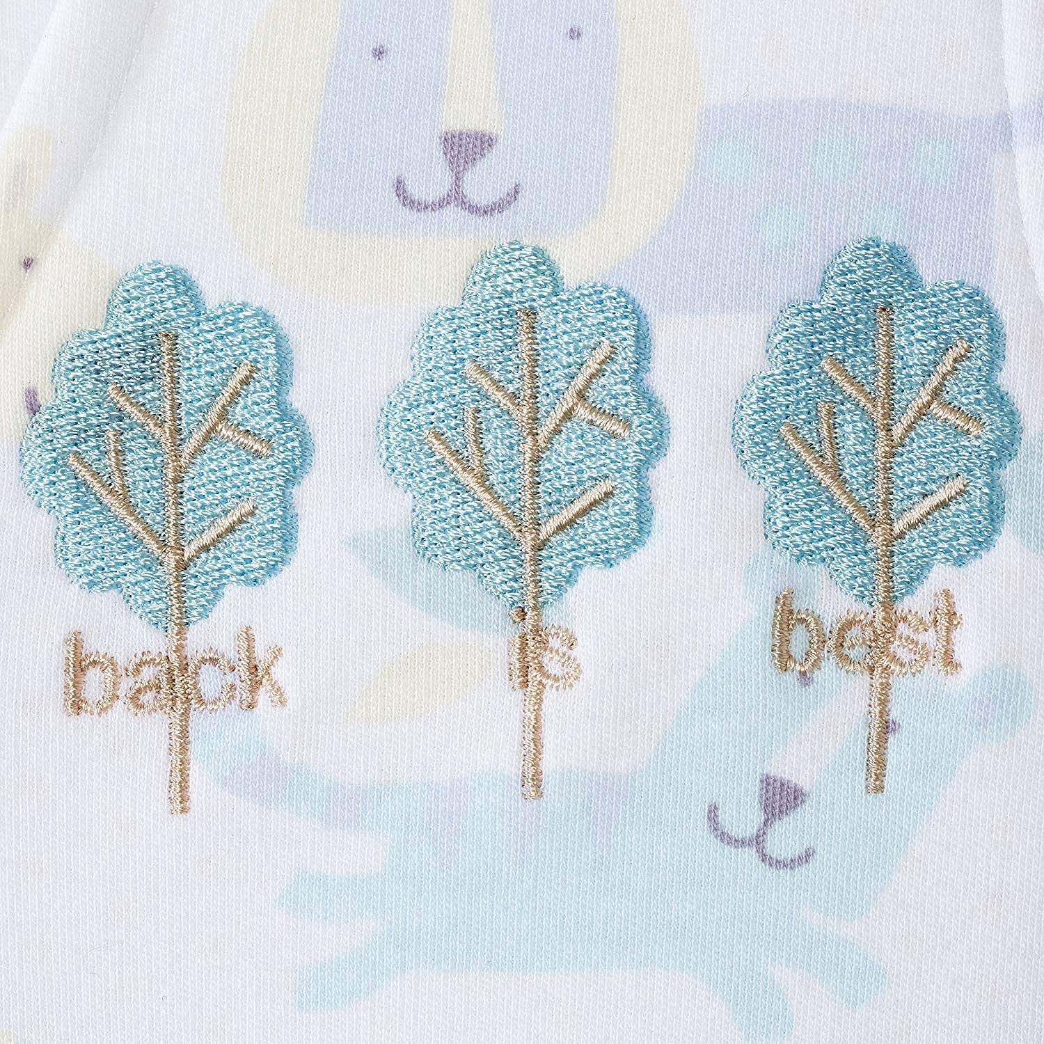 Halo Sleepsack Cotton Wearable Blanket, Blue Jungle Animals, Small