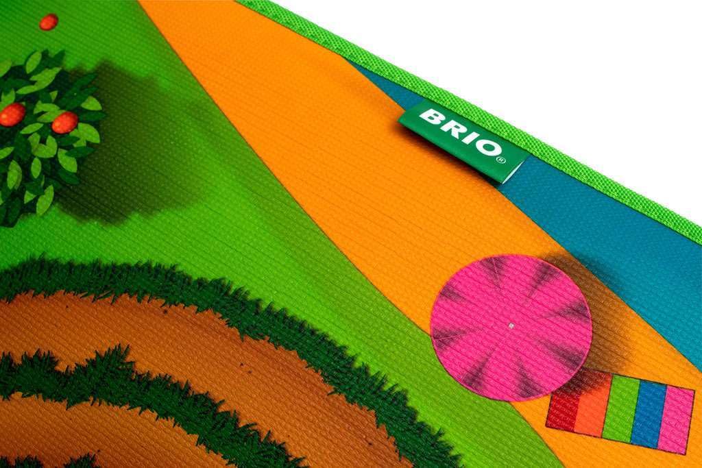 BRIO World Play Mat|Ideal for Open-Ended Train Set Designs and Classic Vehicle Play for Kids Age 3 and Up