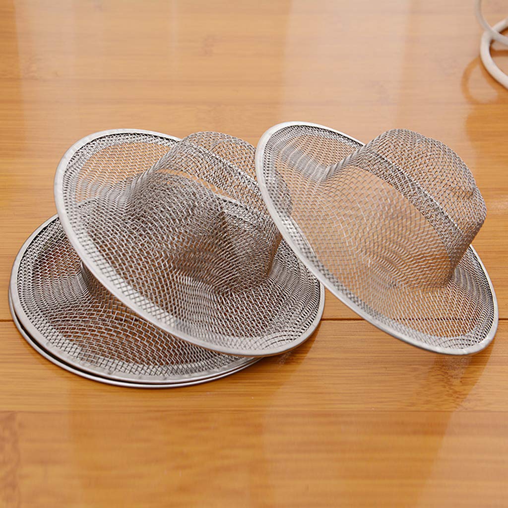 BaoFufc Stainless Steel Kitchen Sink Strainer Hair Catcher Stopper Bathroom Bathtub Show Kitchen Sink Strainer