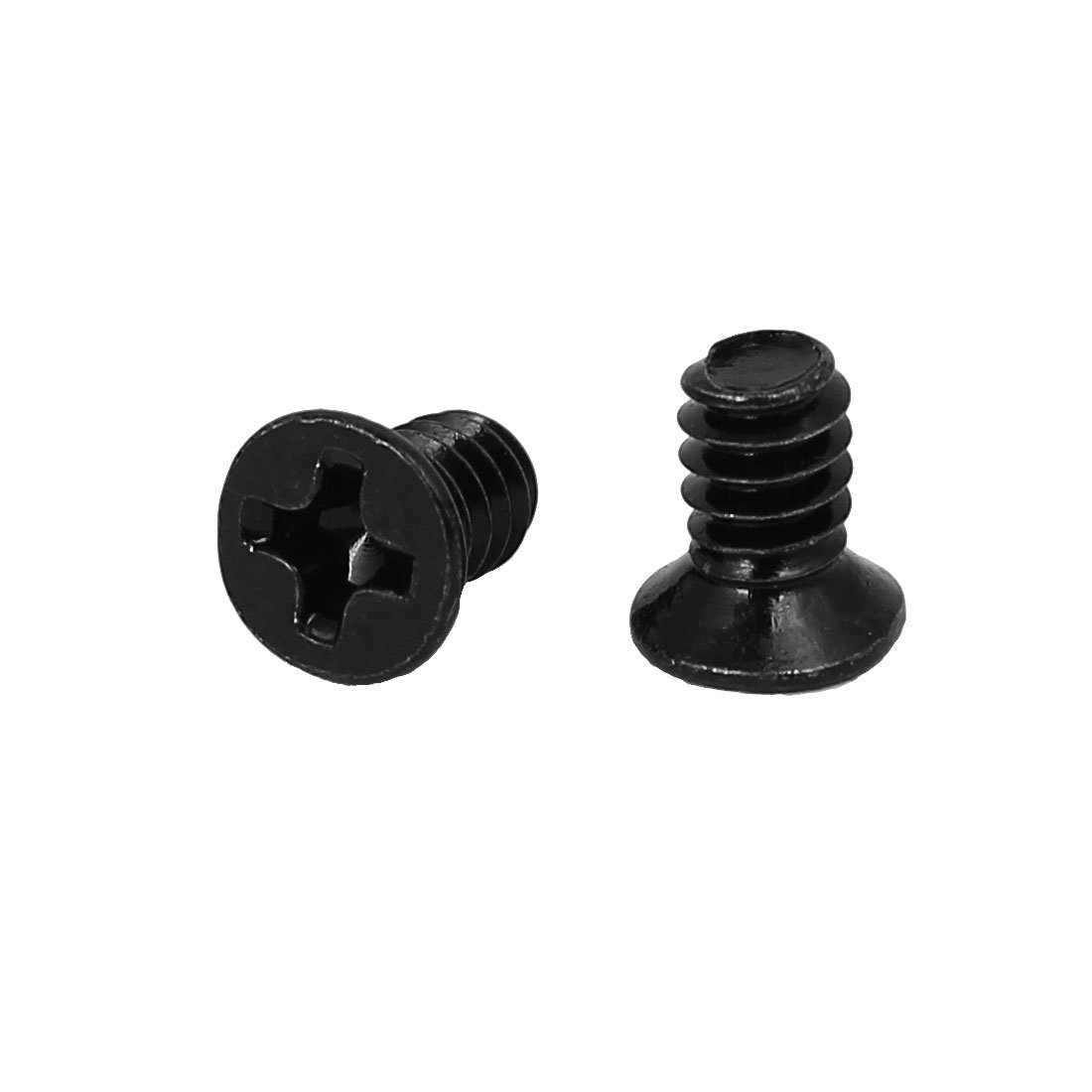 uxcell Computer PC Case 3.5-inch HDD 6#-32 Flat Phillips Head Hard Drive Screw Black 300pcs