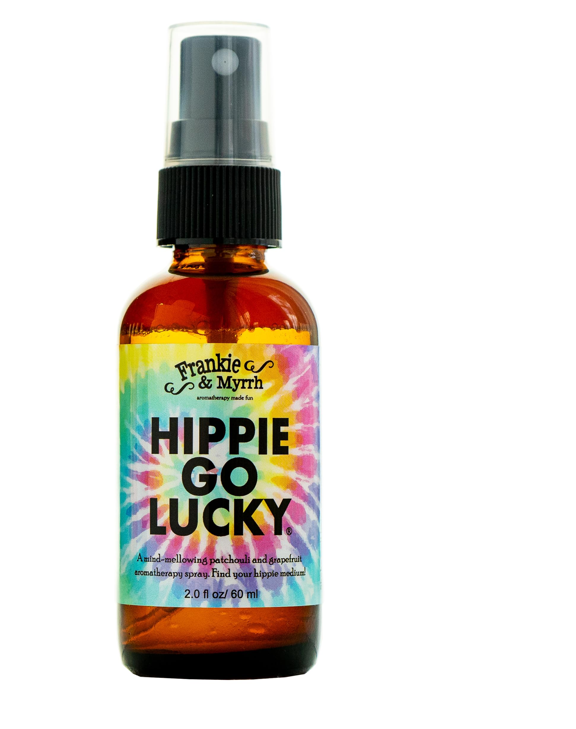 Frankie & Myrrh Hippie Go Lucky 2 Pack | Patchouli Roll-on & Spray | Natural Aromatherapy Combo for Relaxation & Positivity