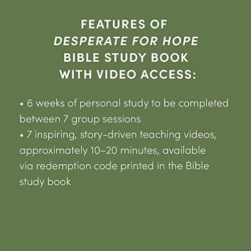 Desperate for Hope - Bible Study Book with Video Access: Questions We Ask God in Suffering, Loss, and Longing