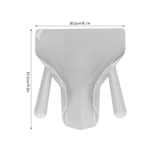 French Fry Bagger Scoop, Commercial Fry Bagger, Chip Popcorn Bagger Scoop, Desserts Scooper for Ice, Candy, Snacks, French Fries, Popcorn, Nuts, Double Handle Quick Fill Tool