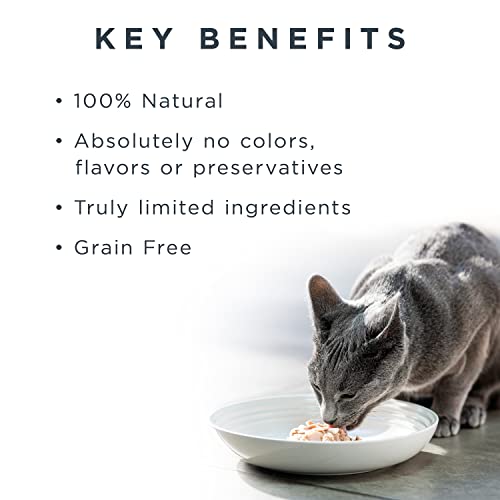 Reveal Natural Wet Cat Food, 24 Pack, Limited Ingredient, Grain Free Food for Cats, Tuna Fillet in Broth, 2.47oz Cans