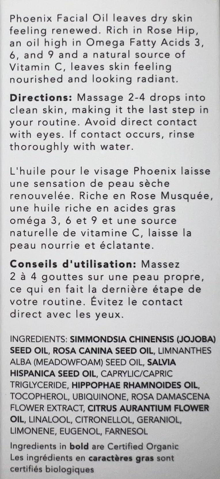 HERBIVORE Phoenix Rosehip Anti Aging Face Oil – Moisturizing Oils with CoQ10, Concentrated Antioxidants & Vitamin E, Replenish & Renew Dry Skin, Vegan, 0.3 oz