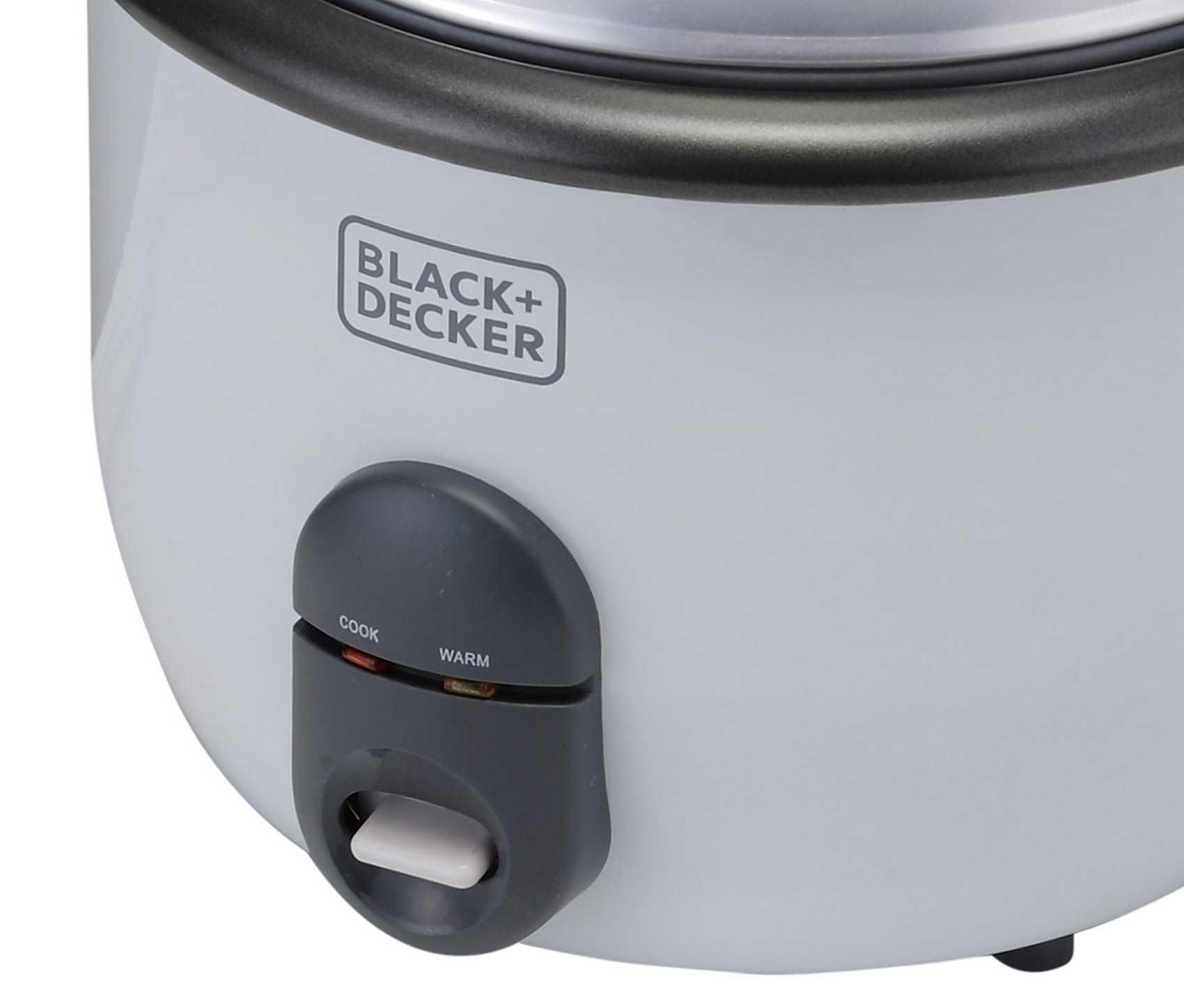 Black & Decker RC1860 700W 1.8 L 7.6 Cup Rice Cooker (Non-USA Compliant), White