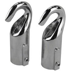 ATIE Pool Safety Rope Hook/Anchor with Screws for 3/4" Safety Pool Rope and Float Kit (2 Hooks)
