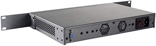 Partaker Firewall, OPNsense, VPN, Network Security Micro Appliance, Router PC, Intel Atom D525, 6 x Intel Gigabit LAN, COM, VGA, Fan, R3, 4G RAM, 64G SSD