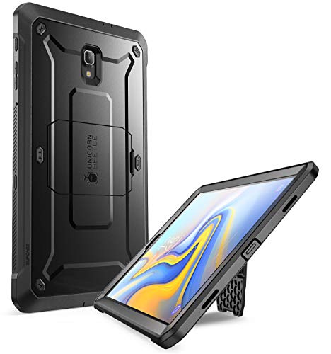 SUPCASE Full-body Rugged Case for Galaxy Tab A 10.5 with Built-In Screen Protector Kickstand Hybrid Case for Samsung Galaxy Tab A 10.5 (SM-T590/T595/T597) 2018 Release- Unicorn Beetle Pro (Black)