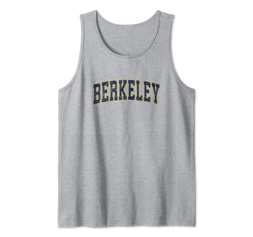 Berkeley California CA Vintage Athletic Sports Design Tank Top