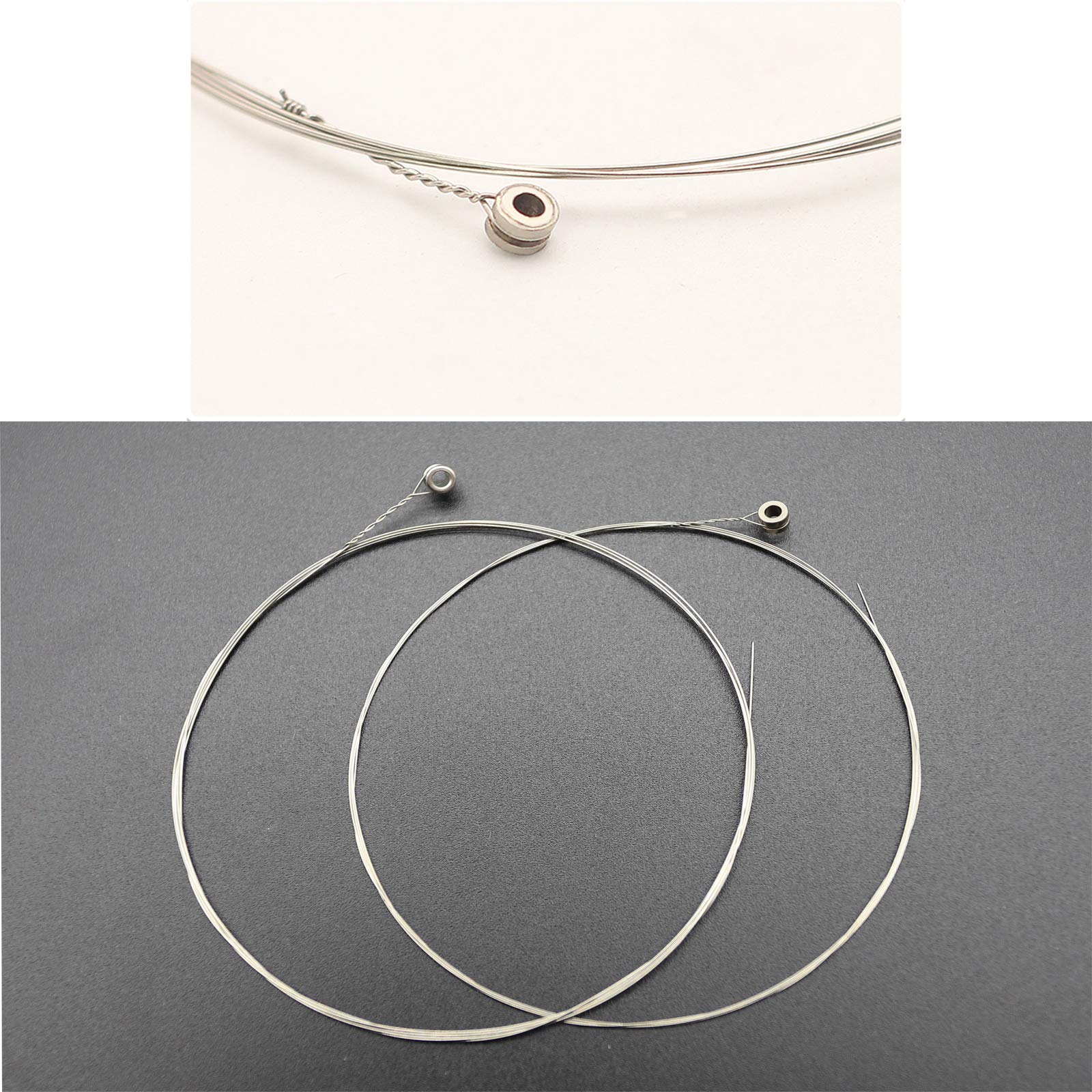 Acoustic Guitar Strings, 3 Packs bronze alloy wound acoustic strings. E B stainless steel strings. G D A E phosphor bronze alloy wound.Normal tension.10-47