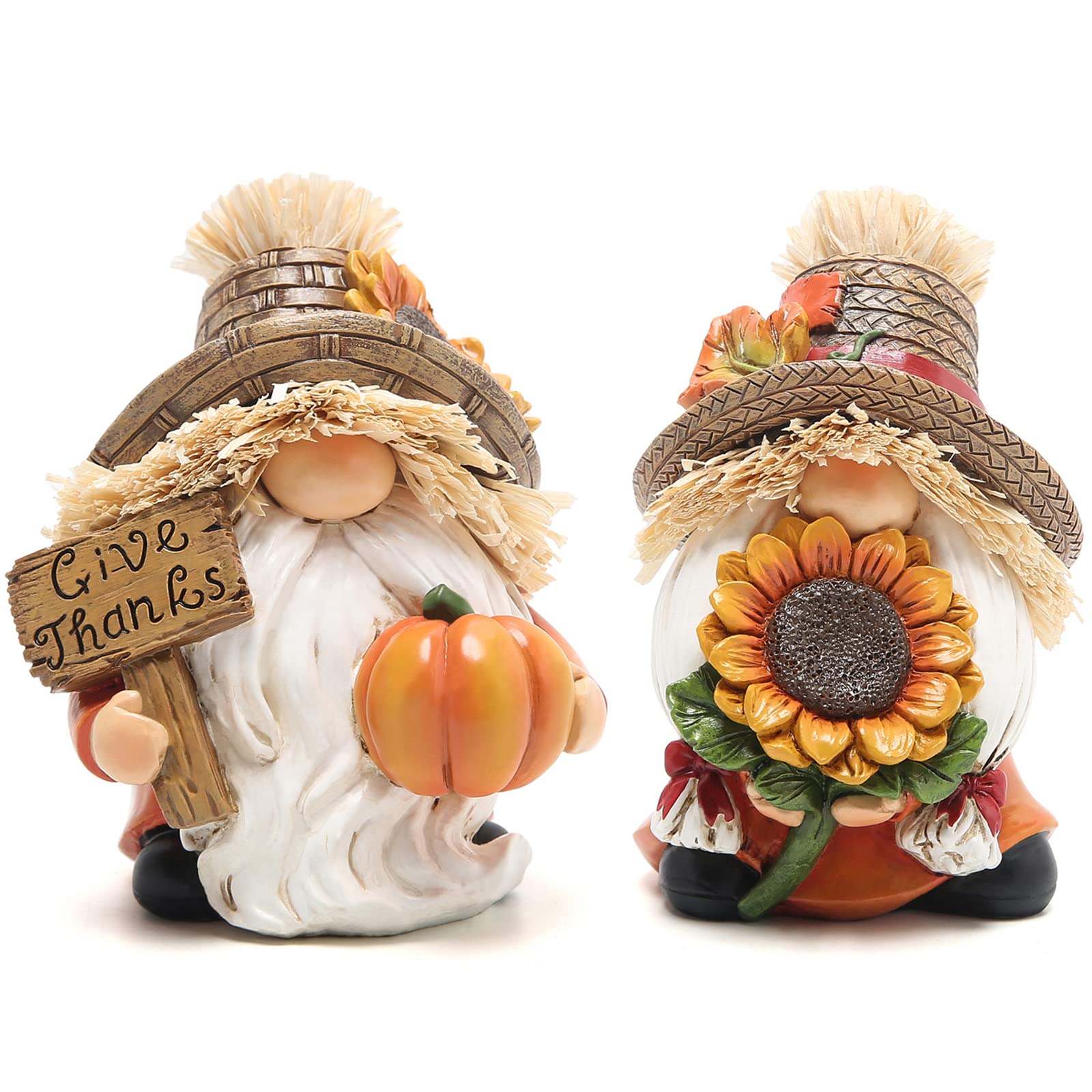 Hodao Fall Thanksgiving Scarecrow Gnomes Table Decorations for Home Creative Thanksgiving centerpieces for Tables Thanksgiving Gifts