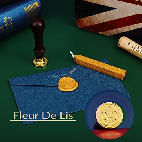 Jubapoz Feather Pen Calligraphy Pen and Ink Set Antique Writing Quill Ink Dip Pens with Sealing Stamp and Wax for Drawing, Signatures, Retro Decoration (Glittering Navy Blue)