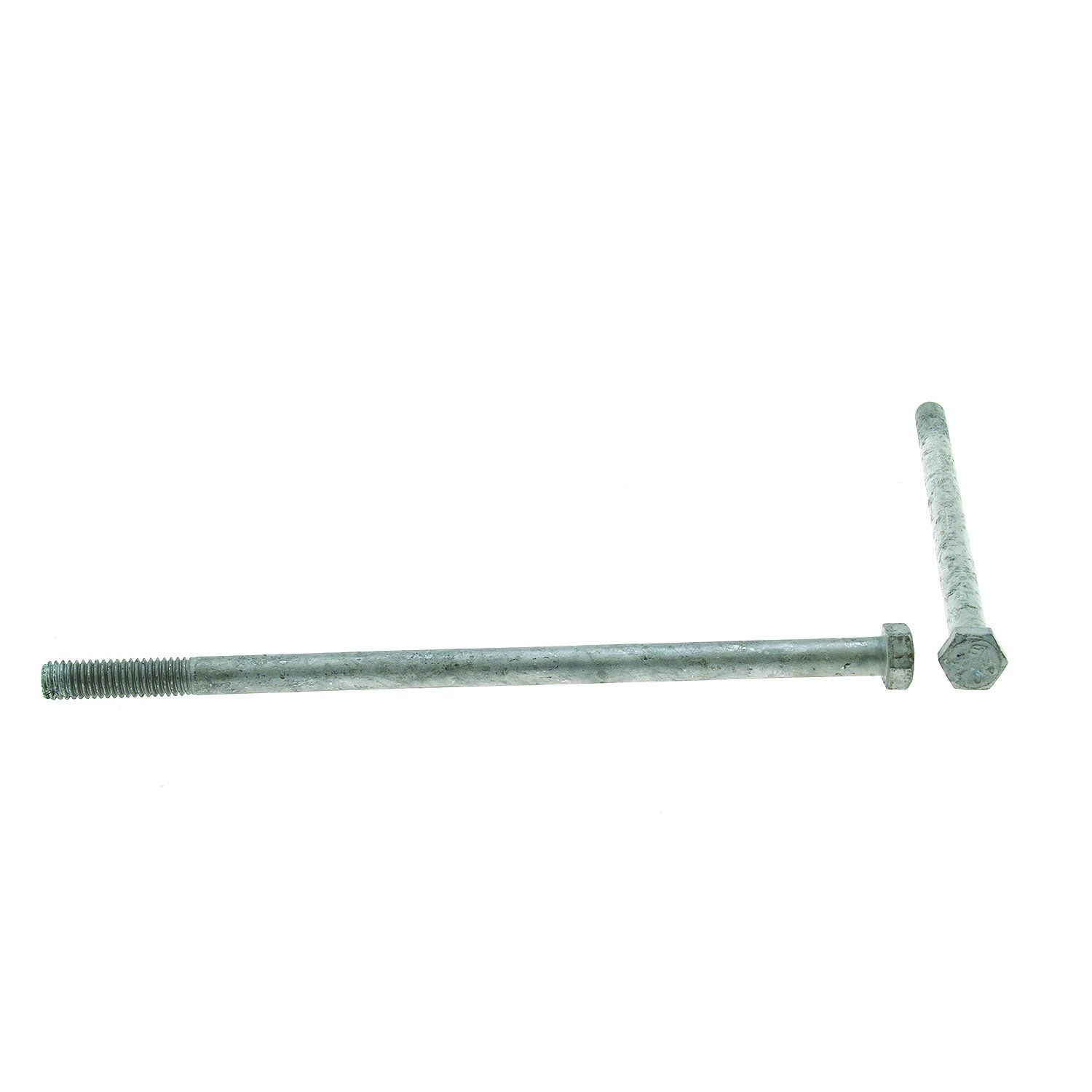 Prime-Line 9060208 Hex Bolts, 3/8 In.-16 X 8 In., A307 Grade A Hot Dip Galvanized Steel (10 Pack)