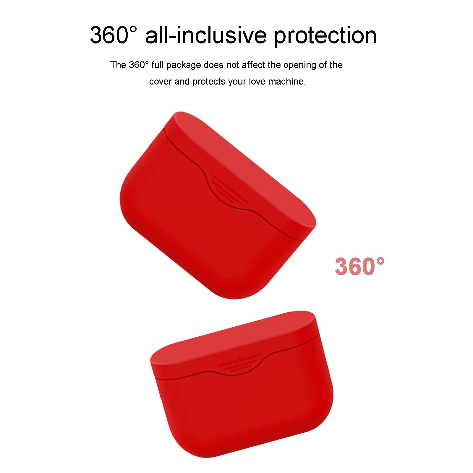 Adhiper WF-1000XM3 Protective Case Compatible with Sony WF-1000XM3 Headphone Charging Case Silicone Case Cover Protective Cover (Red)