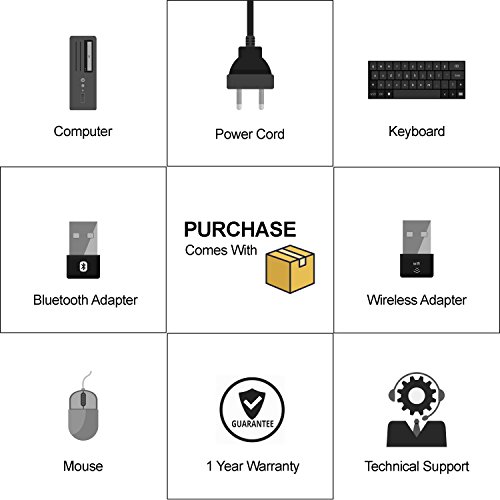 Dell Optiplex 990 Desktop Computer Package - Intel Quad Core i5 3.1-GHz, 16GB RAM, 2 TB, DVD-RW Drive, 20 Inch LCD Monitor, Keyboard, Mouse, WiFi, Bluetooth, Windows 10 (Renewed)