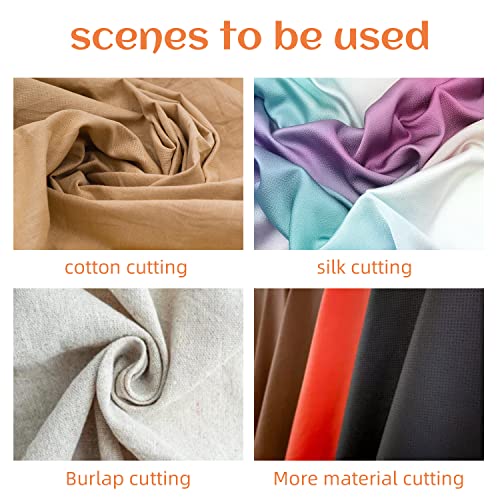 Fabric Cutter, 45mm Ergonomic Rotary Cutter - Leather Cutting Tool ,Rotary Fabric Cutter, Sewing Rotary Cutter, Fabric Cutter Wheel& Squeeze Trigger for Quilting, Sewing, Crafts