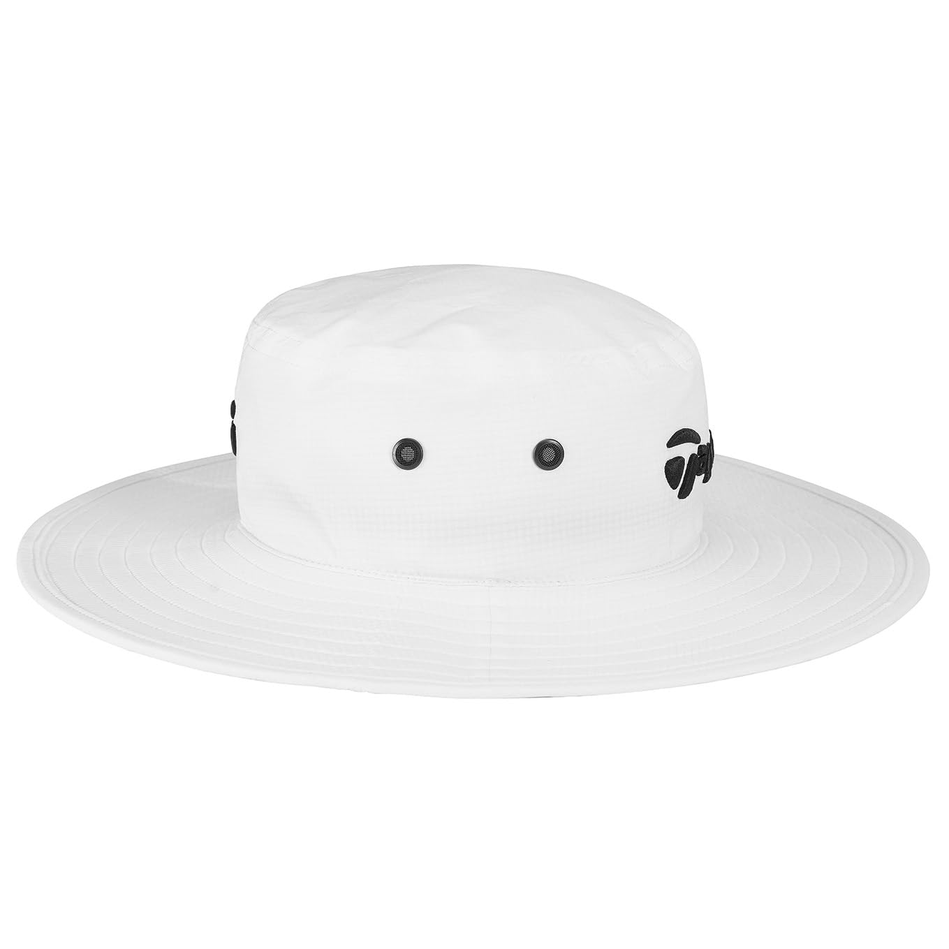 TaylorMade Golf Standard Eyelet Bucket HAT, Gray, Small/Medium