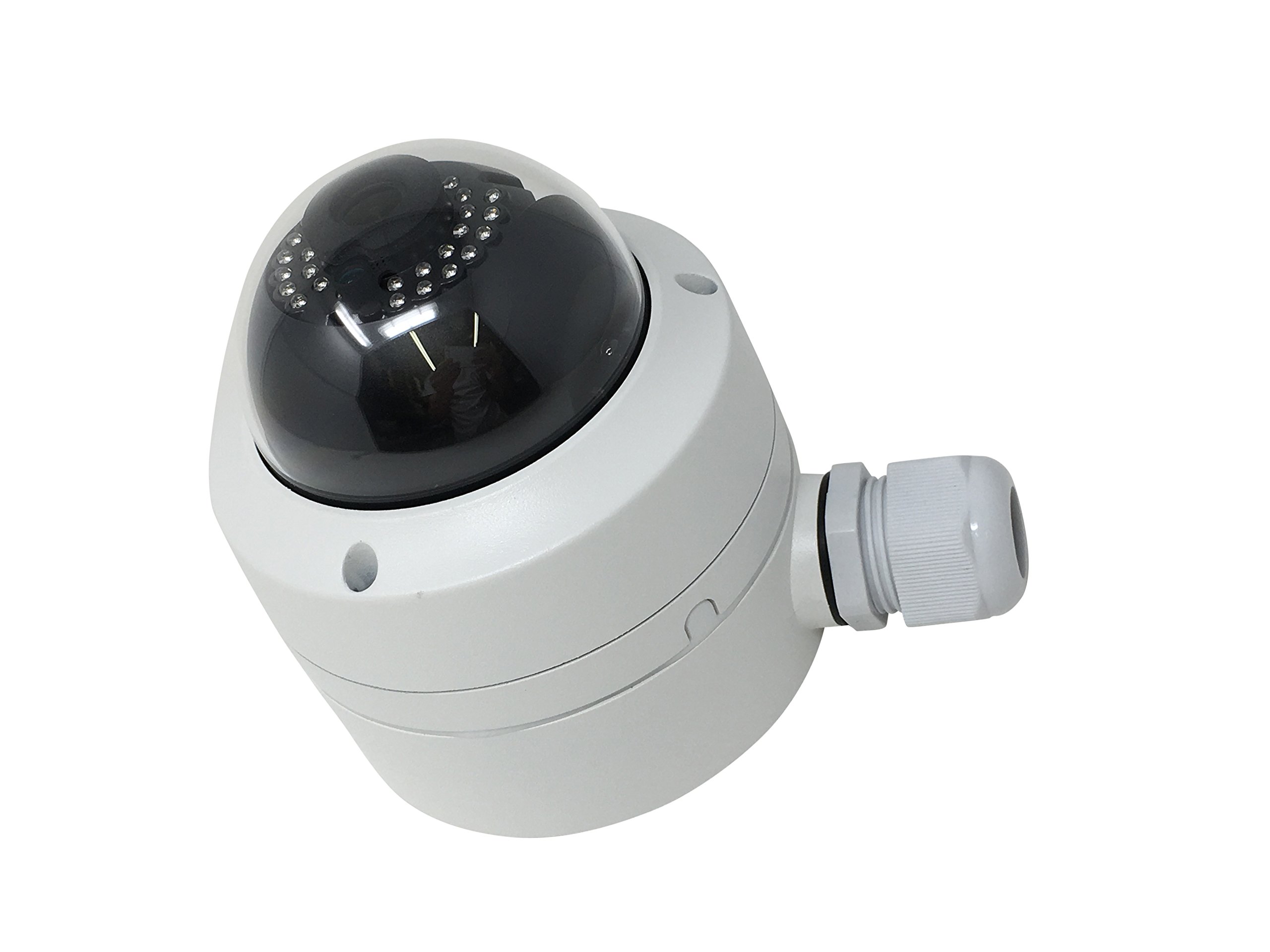 KENUCO CB110 DS-1280ZJ-DM18 Conduit Base for Hik compatible Dome Camera DS-2CD2143G0-I, DS-2CD2183G0-I, DS-2CD2185FWD-I (1 Pack)