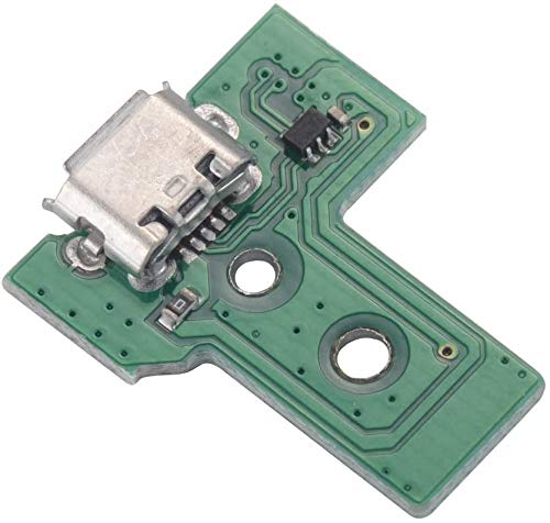 eXtremeRate Repair Parts USB Charging Port Charger Socket Board Replacement 12 Pin Flex Cable for ps4 3rd Generation JDS-030 JDM-030