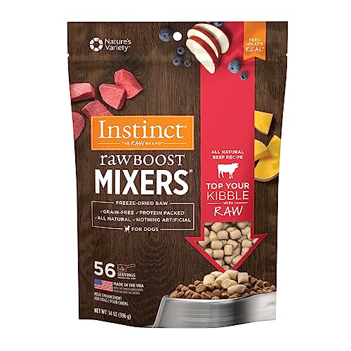 Instinct Raw Boost Mixers Freeze Dried Raw Dog Food Topper, Grain Free