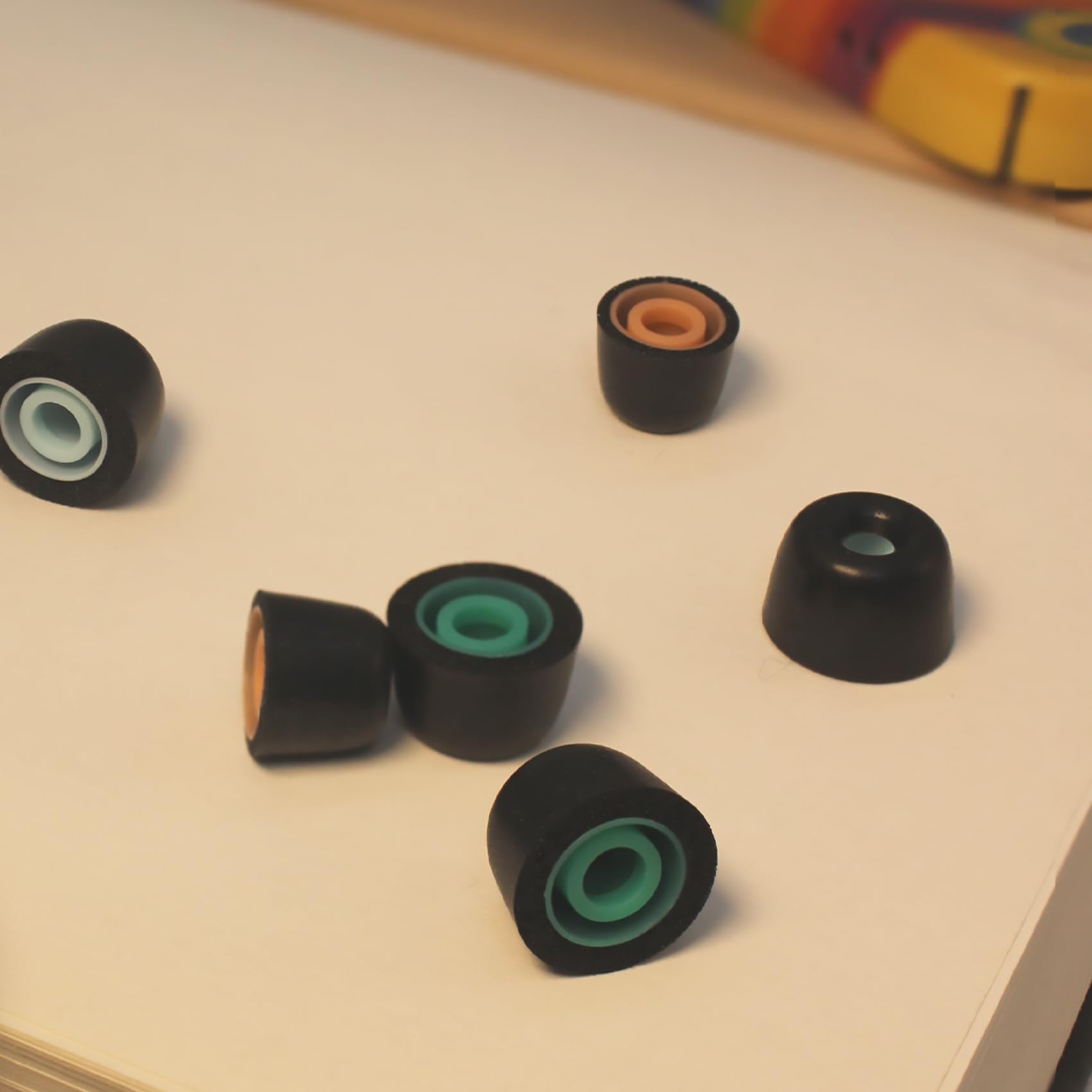 Adhiper Foam Eartips for Sony WF-1000XM5 Headphones,S/M/L 3 Sizes 3 Pairs Polyurethane Memory Foam Earbuds Tips,High Sound Insulation and Anti-Slip Ear Tips.