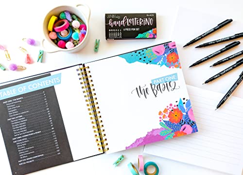 June & Lucy Calligraphy Kit for Beginners - Calligraphy Pen Set with Calligraphy Workbook