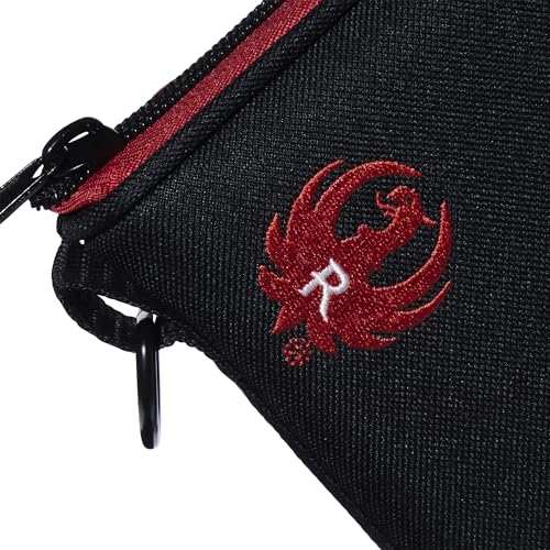 Allen Company Ruger Tucson Handgun Case - Fits Most Auto-Loaders and Revolvers with Barel Lengths up to 4" and 2" - Gun Storage Accessory with Lockable Zipper - Black/Gray/Red