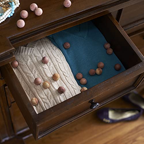CedarFresh 17840-1 Red Cedar Wood Balls | Freshen and Protect Closets | 40-Pack